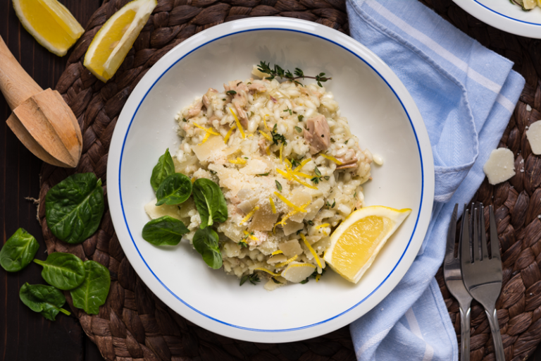 Lemon risotto with tuna fish - Compass